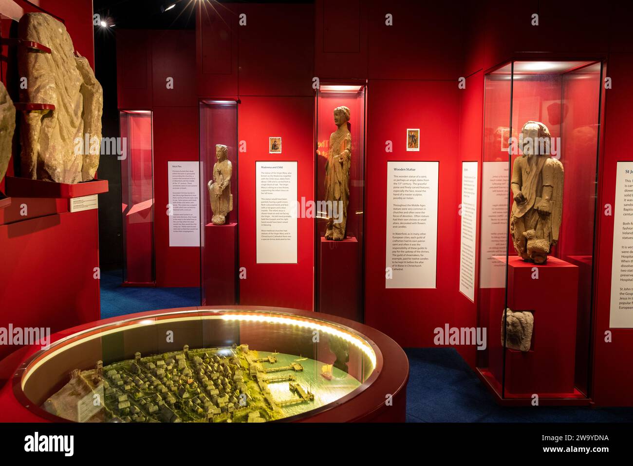 Ireland, Munster Waterford, Medieval Museum, religious carving gallery ...