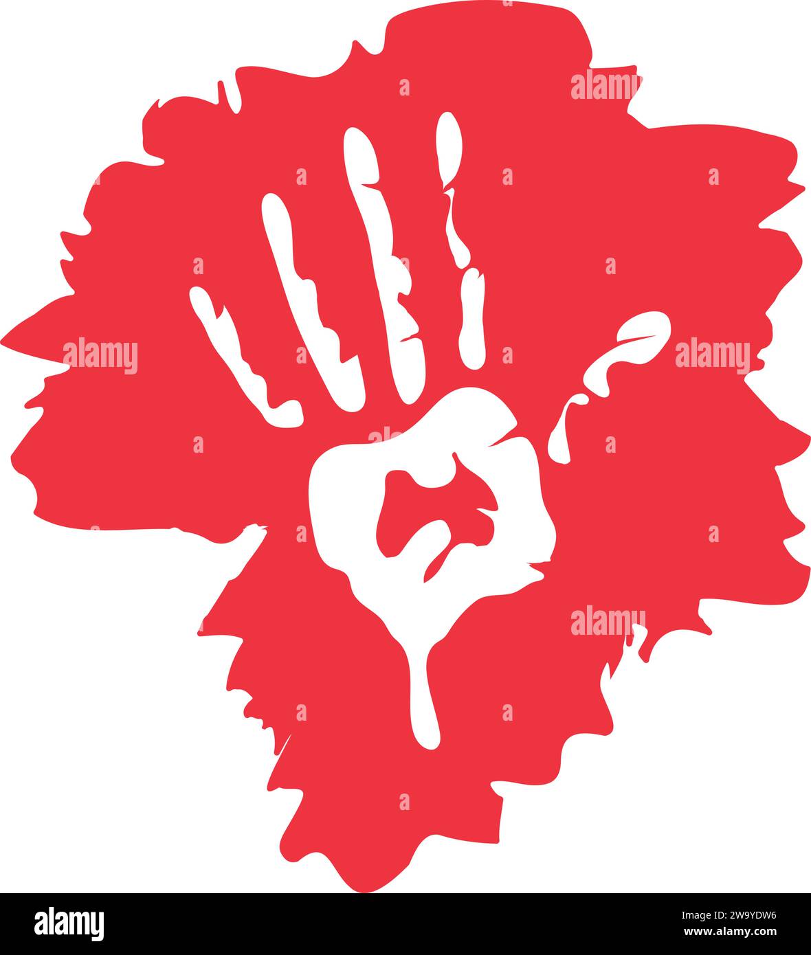 red hand day celebration Stock Vector Image & Art - Alamy