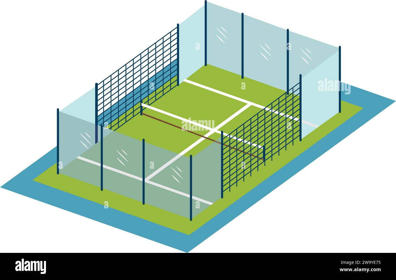 padel court game Stock Vector Image & Art - Alamy