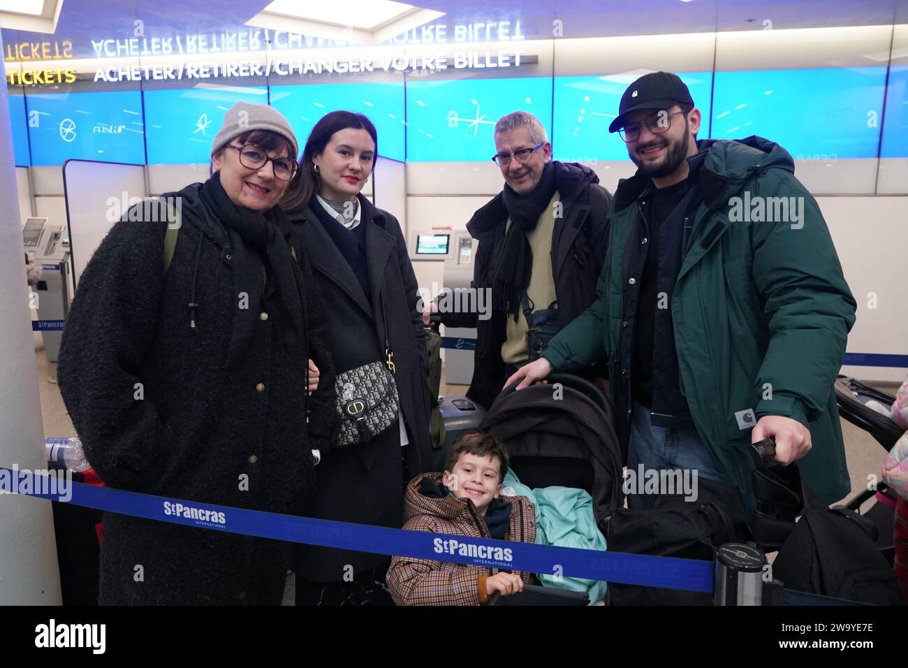The Fenandez family from Paris (left to right) Catherine Fernandez, 57 ...