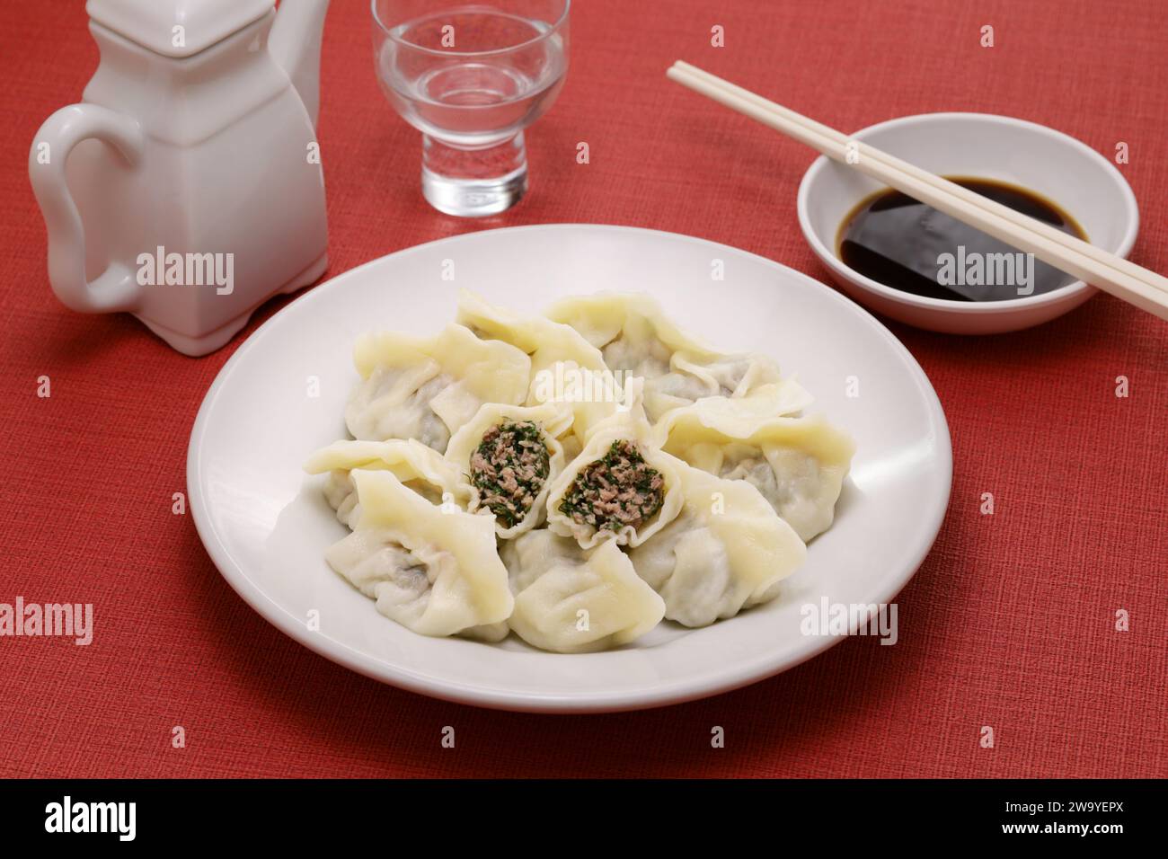 homemade lamb and fennel dumplings ( Jiaozi ), Chinese Beijing food ...