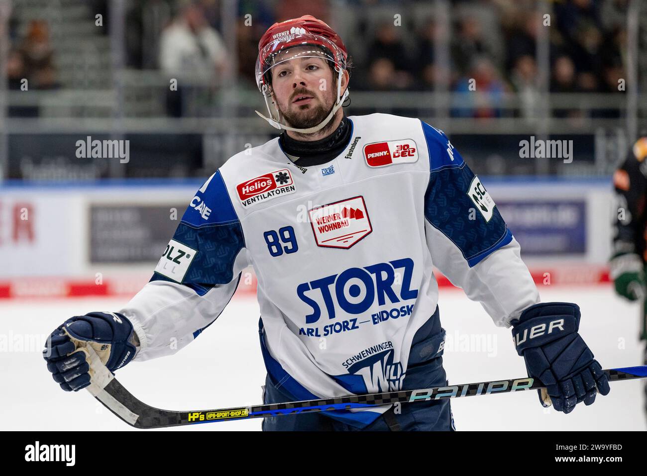 Zach Senyshyn (Schwenninger Wild Wings, #89). Augsburger Panther gegen ...