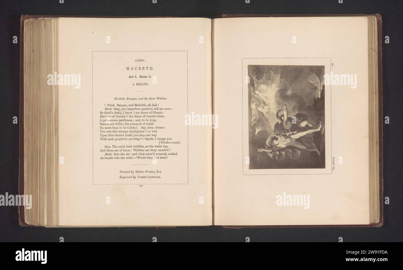 Photo production from a print to a painting by Johann Heinrich Füssli ...