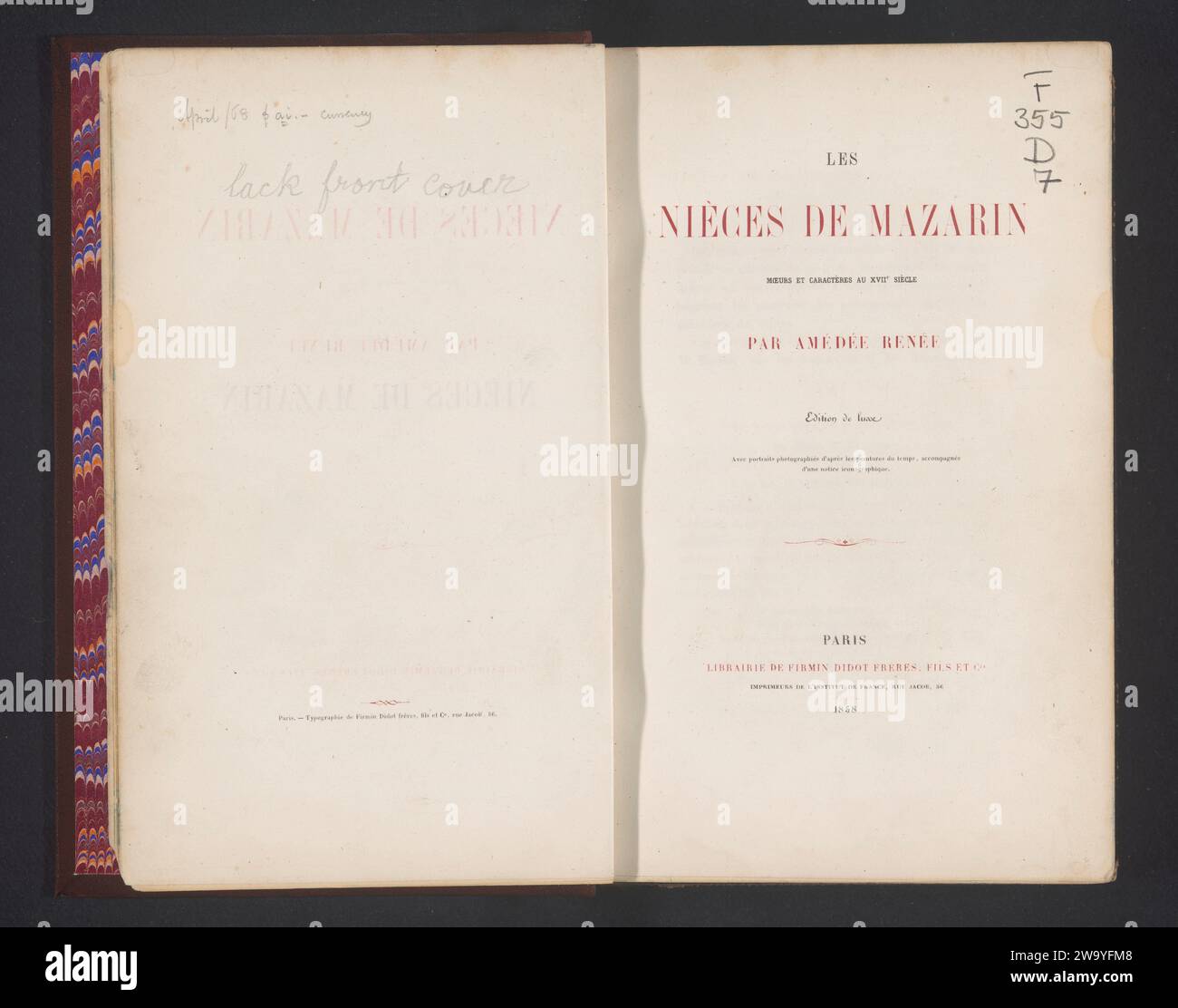 The nieces of Mazarin Moeurs and Characters in the 17th century, Amédée ...