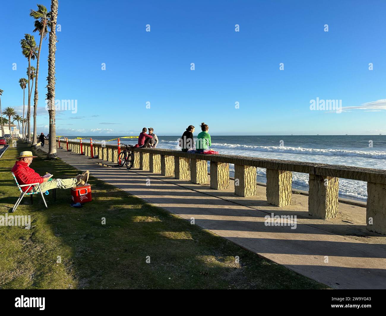 Montecito, California, U.S.A. 30th Dec, 2023. Butterfly Beach ...