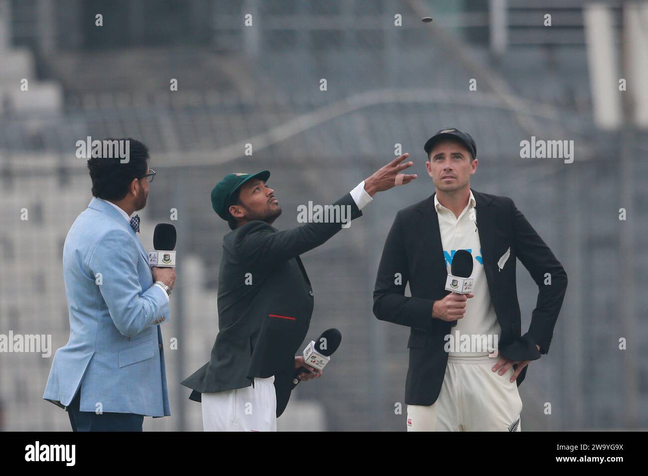 Bangladesh Test Cricket Captain Najmul Hossain Shanto (M) spine the ...