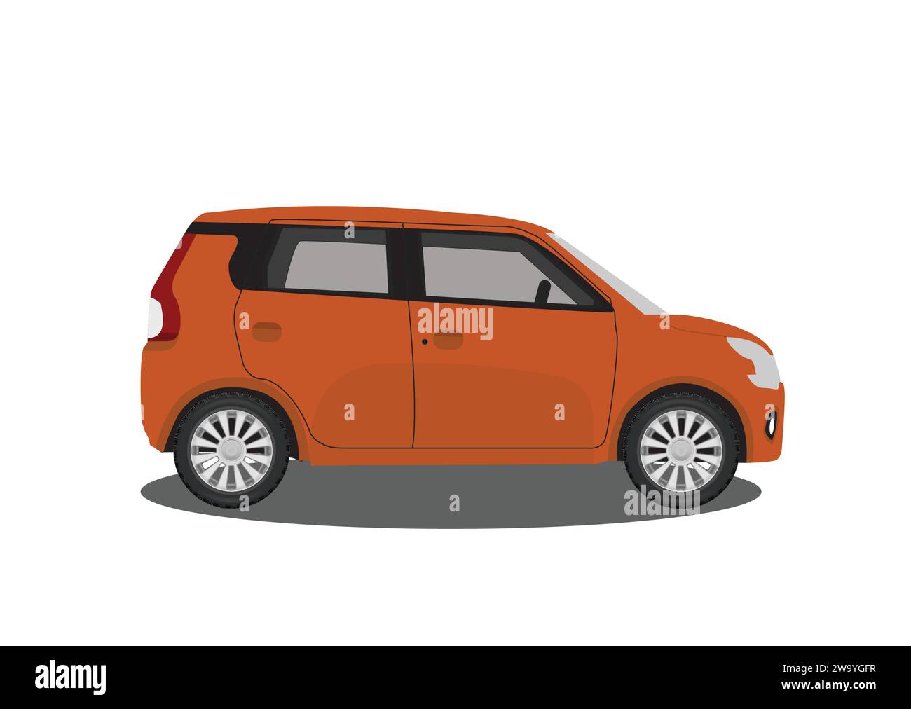 Orange drive in Stock Vector Images - Alamy