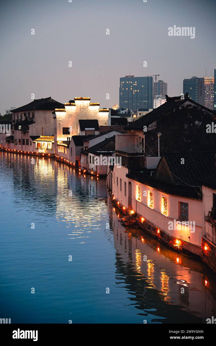 Suzhou by Night, China Stock Photo - Alamy
