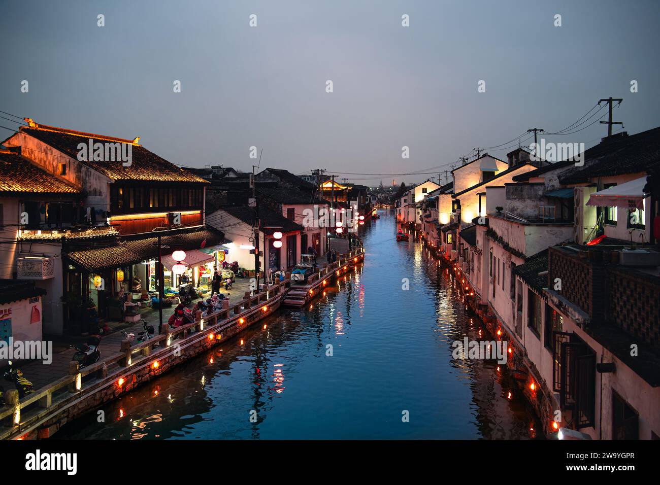 Suzhou by Night, China Stock Photo - Alamy