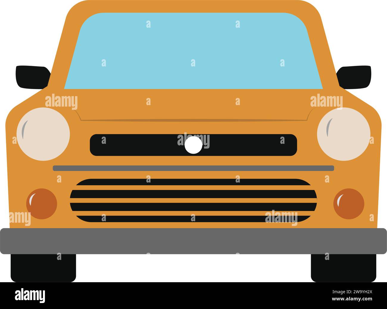 Back of car driving Stock Vector Images - Alamy