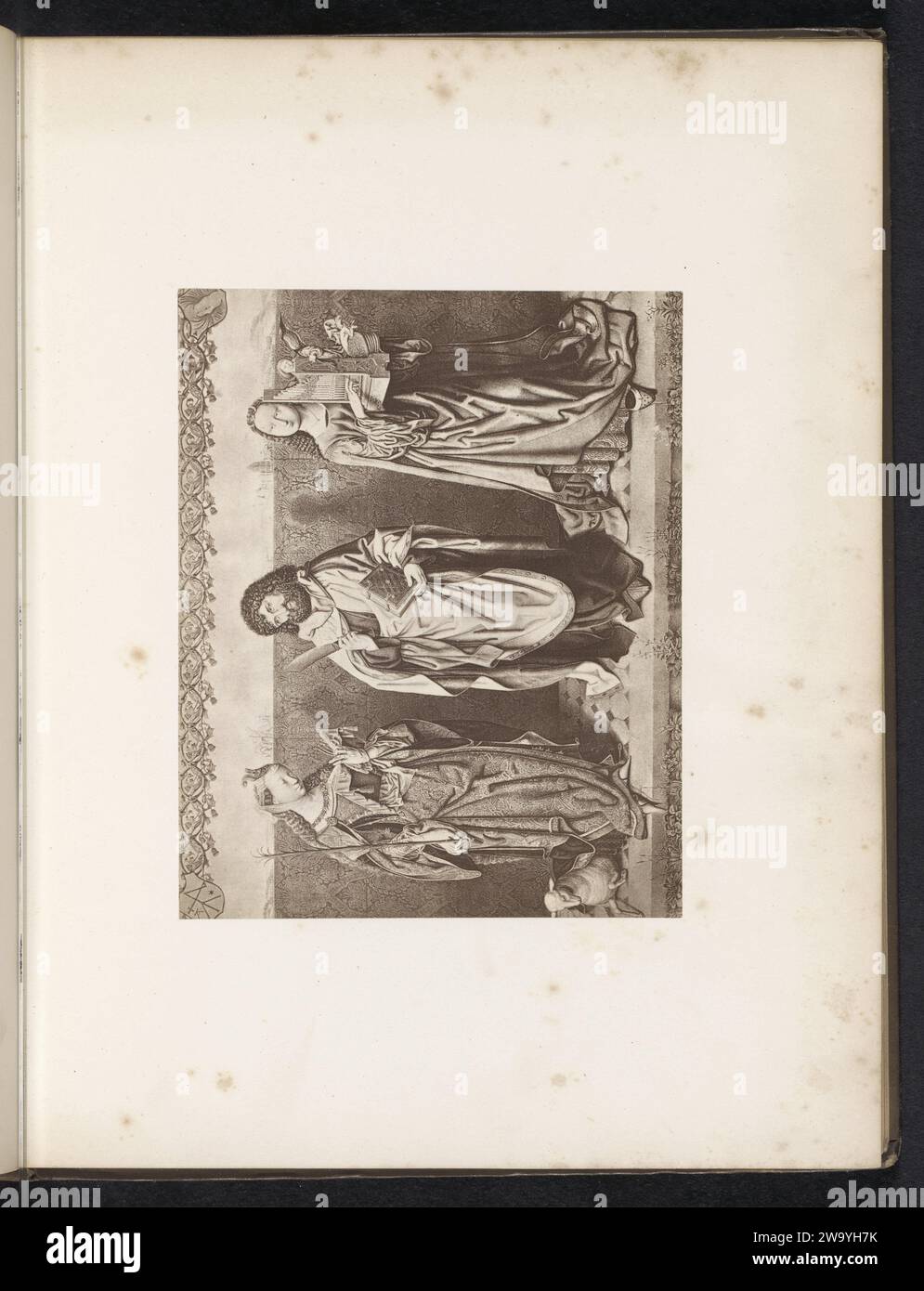 Photo production of a print of a painting, representing Saint ...