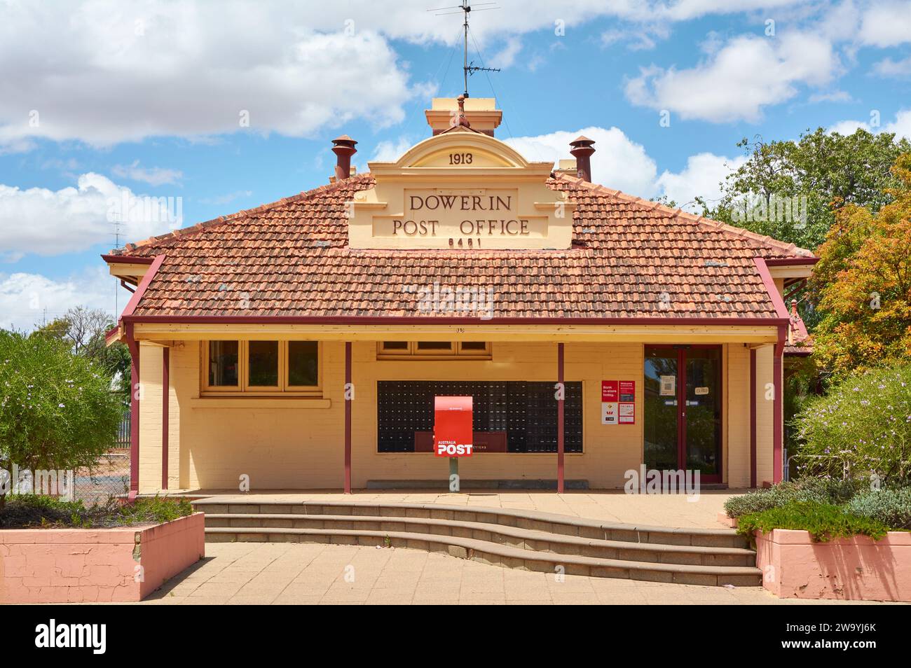 The Dowerin Post Office building constructed from 1913 in the Wheatbelt ...