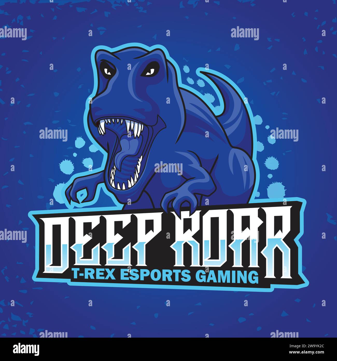 T-Rex Roar Mascot Logo Stock Vector Image & Art - Alamy