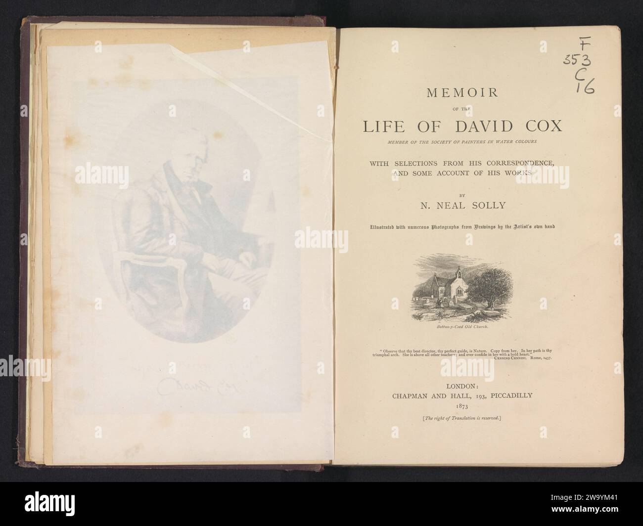 Memoir of the life of David Cox with selections from his correspondence ...
