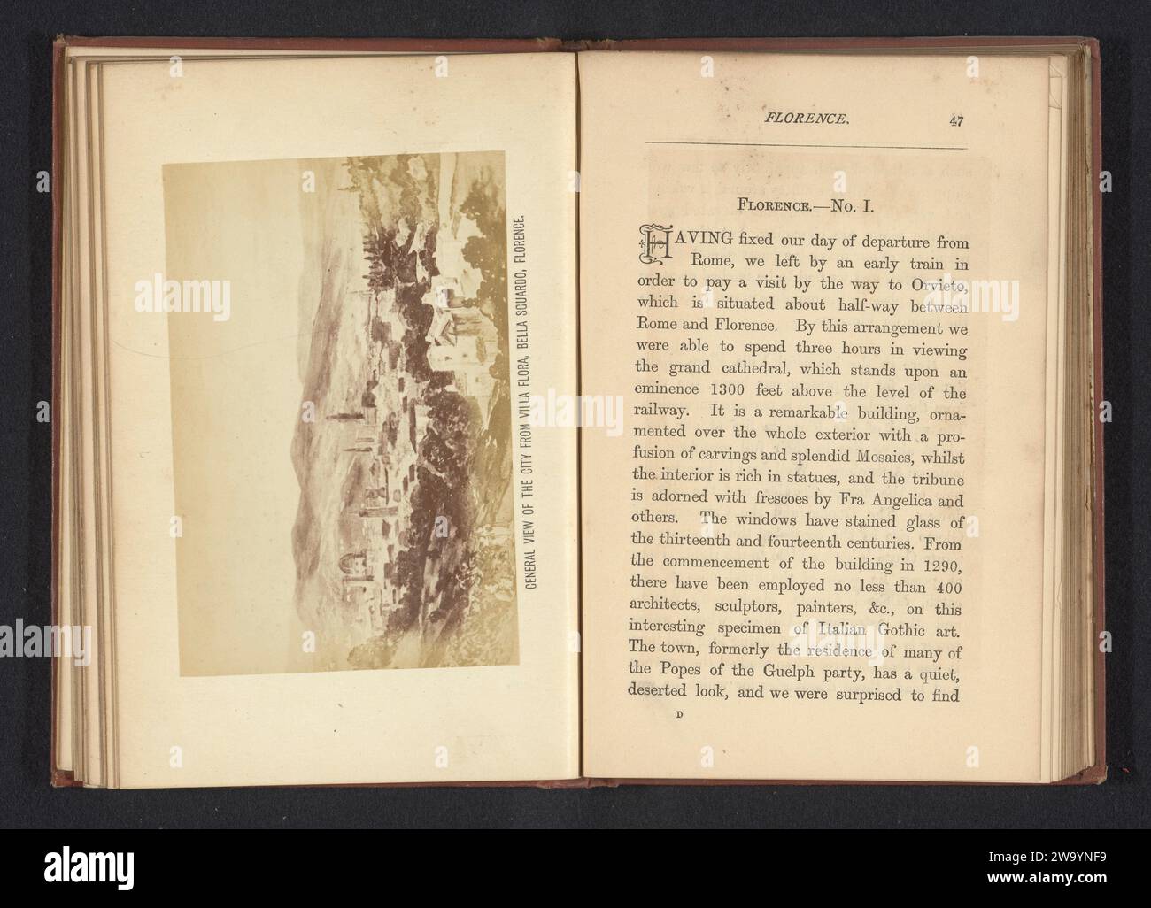 General view of the city from Villa Flora, Bella Scuardo, Florence, J ...