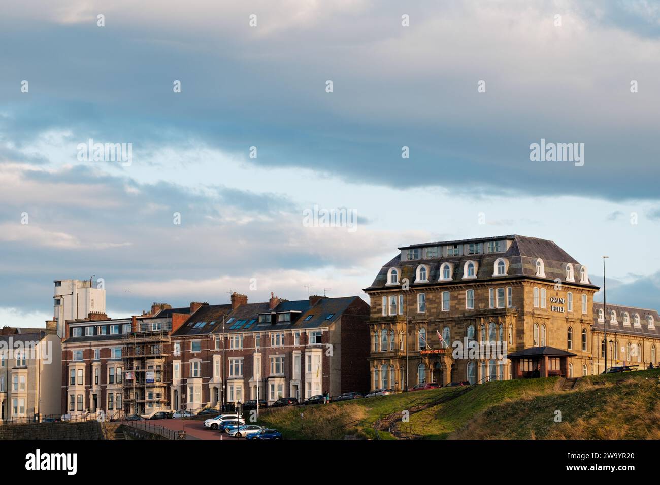 Tynemouth UK: 5th August 2023: The Grand Hotel Tynemouth by the seaside ...