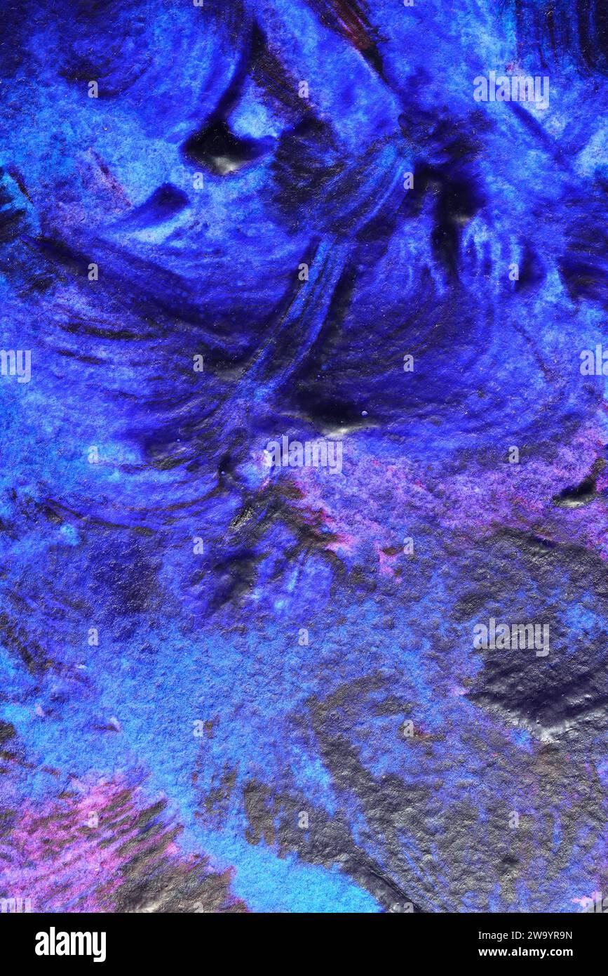 Acrylic, paint, abstract. Close-up. Real Texture of acrylic paint on ...