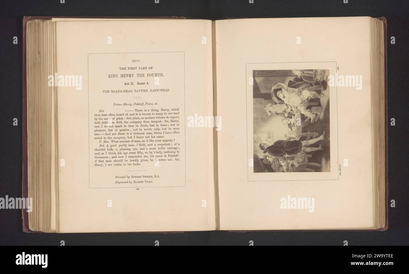 Photo production from a print to a painting by Robert Smirke ...