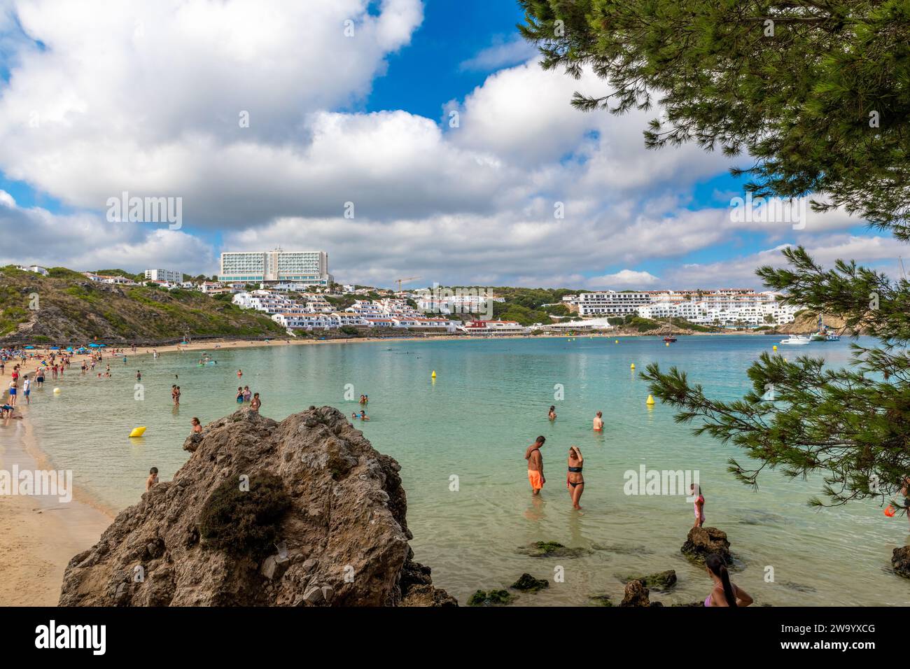 Spain beach people sunbathers hi-res stock photography and images - Alamy