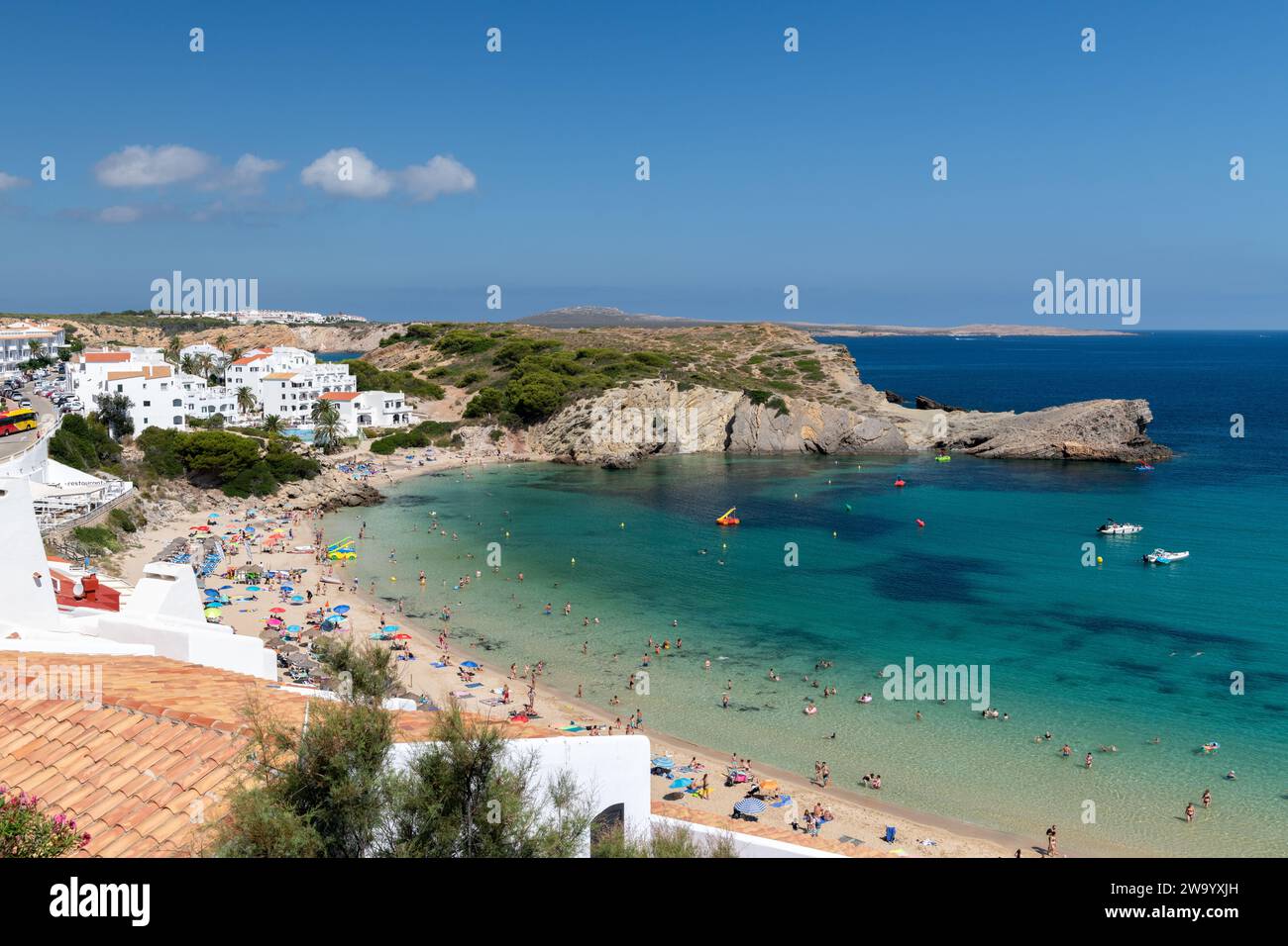 Arenal D'en castell beach Minorca Spain Stock Photo - Alamy