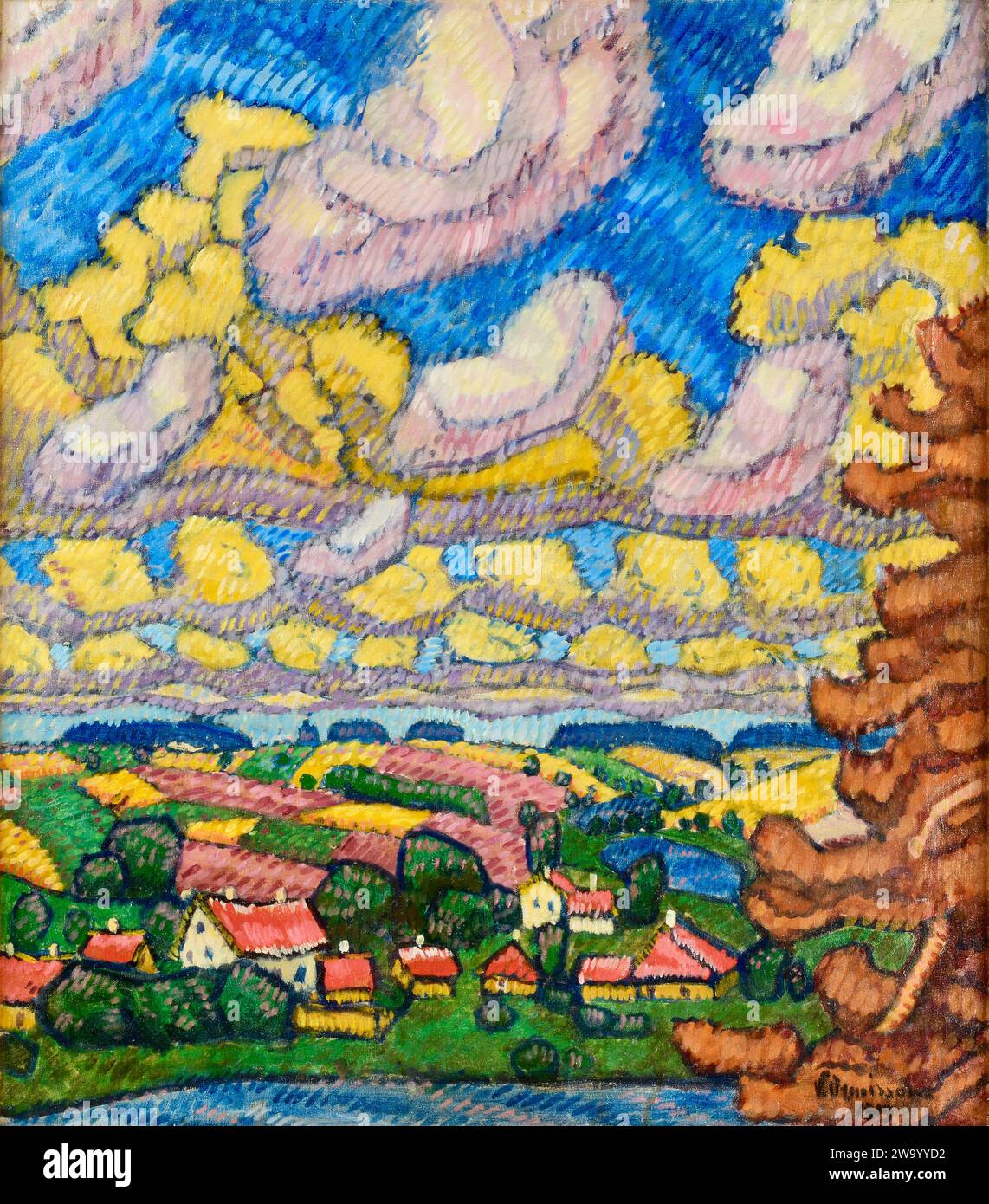 Estonia landscape painting hi-res stock photography and images - Alamy