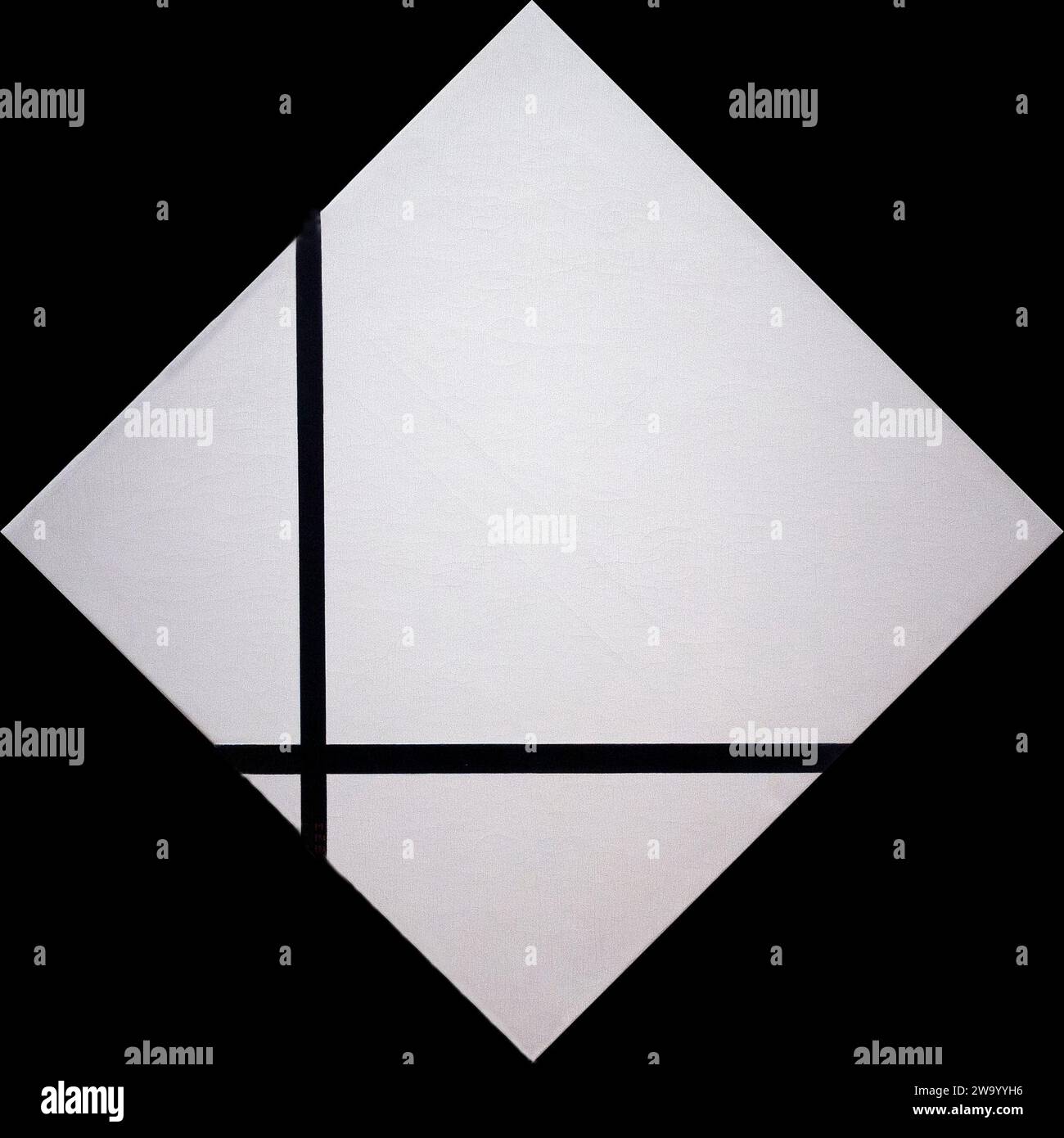 Lozenge Composition with Two Lines, Piet Mondrian, 1931 Stock Photo - Alamy