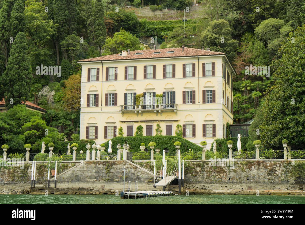 Lake Como, Italy: September 3,2022- Beautiful villa Fontanelle in ...