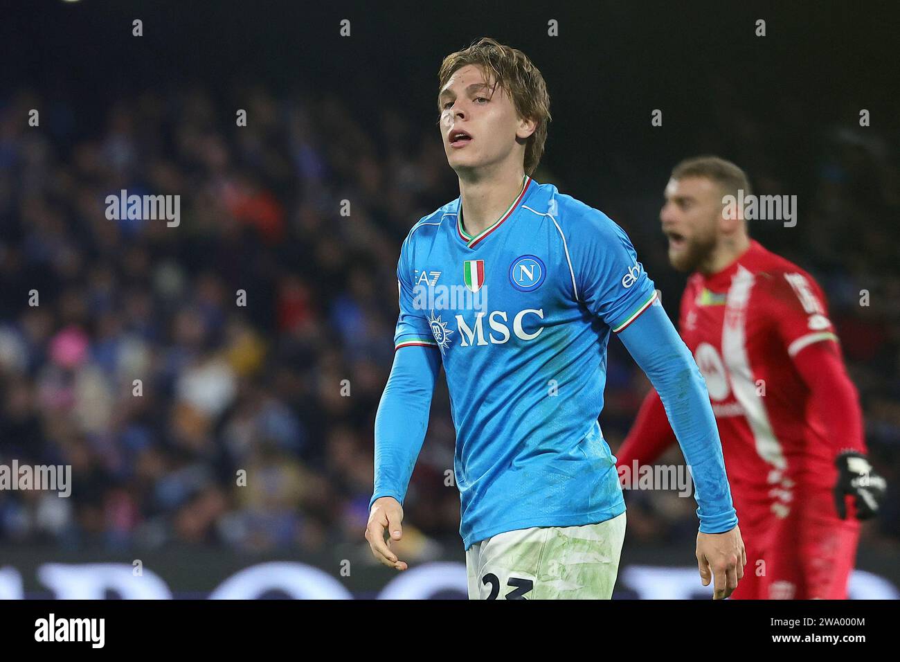 Alessio Zerbin of SSC Napoli during the Serie A football match between ...