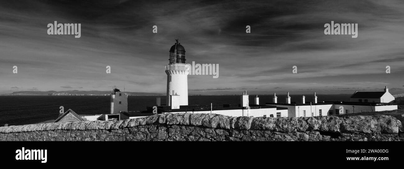 The Dunnet Head Lighthouse, Dunnet Head, Caithness, Scotland, UK Stock ...