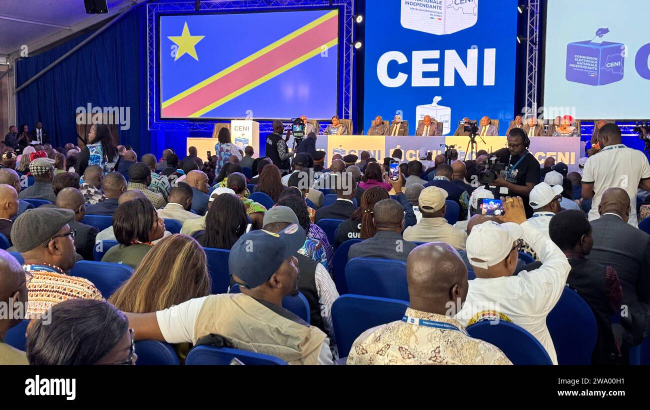 Kinshasa. 31st Dec, 2023. This photo taken on Dec. 31, 2023 shows a ...