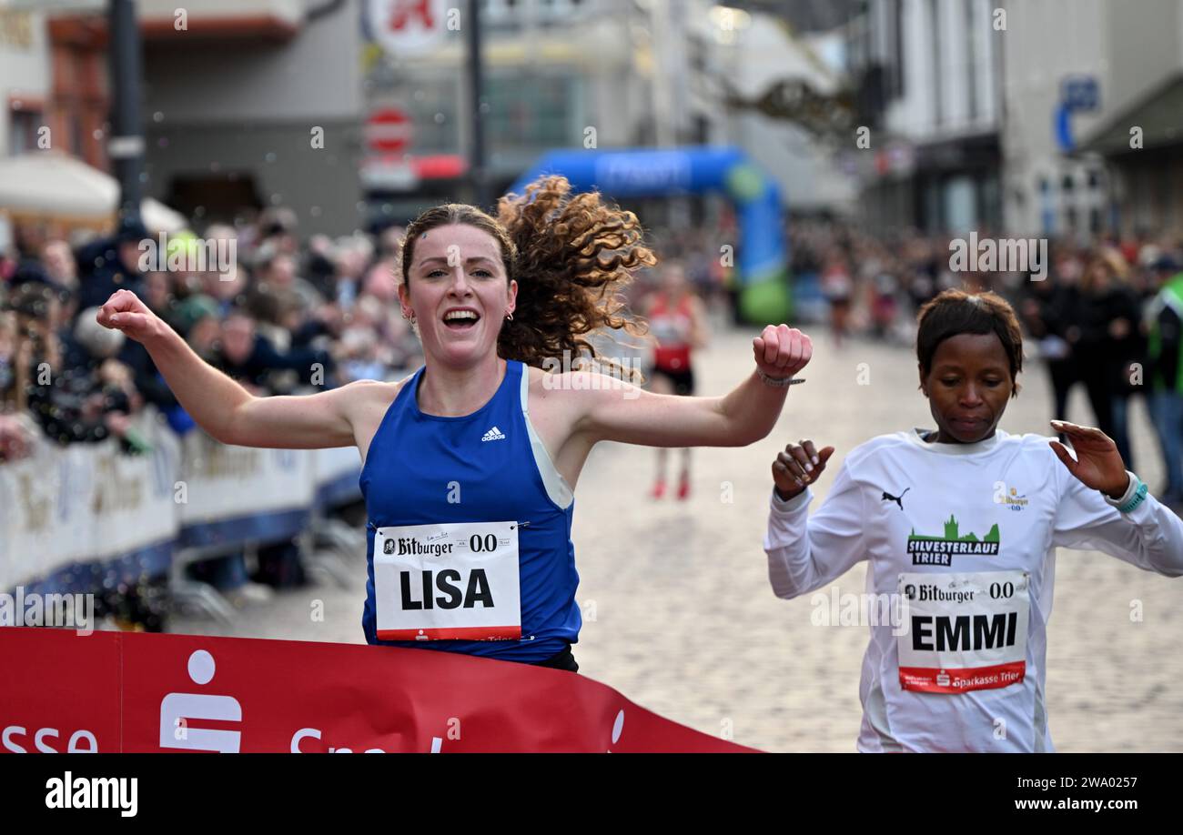 Trier, Germany. 31st Dec, 2023. At the New Year's Eve race in Trier ...