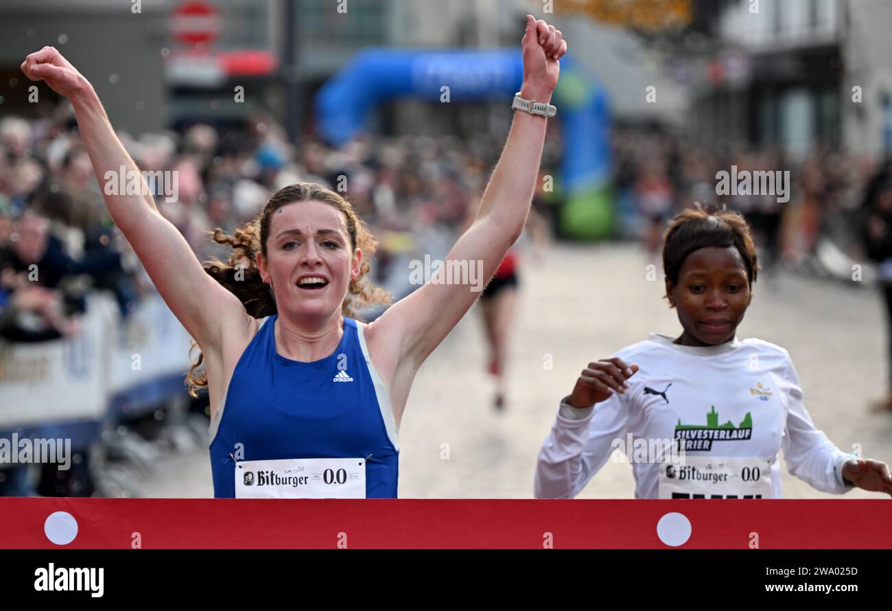 Trier, Germany. 31st Dec, 2023. At the New Year's Eve race in Trier ...