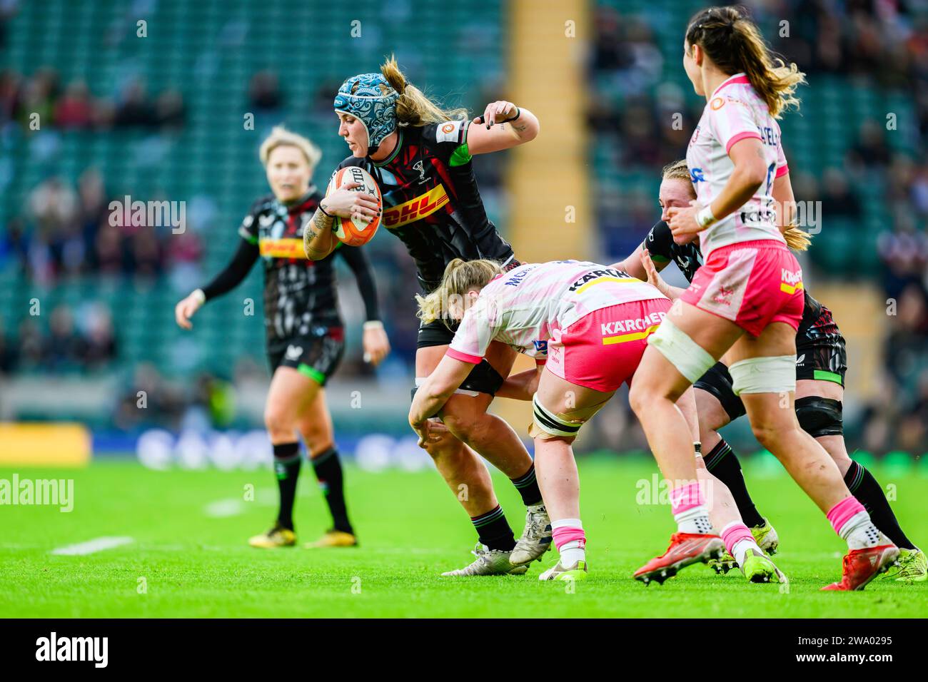 LONDON, UNITED KINGDOM. 30th, Dec 2023. Danelle Lochner of Harlequins ...