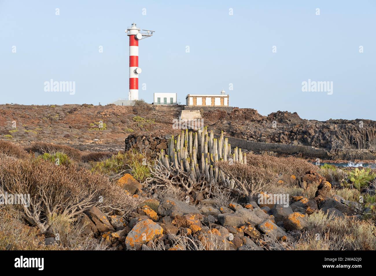 Faro Punta de Rasca, solitary lighthouse nested within the wilderness ...