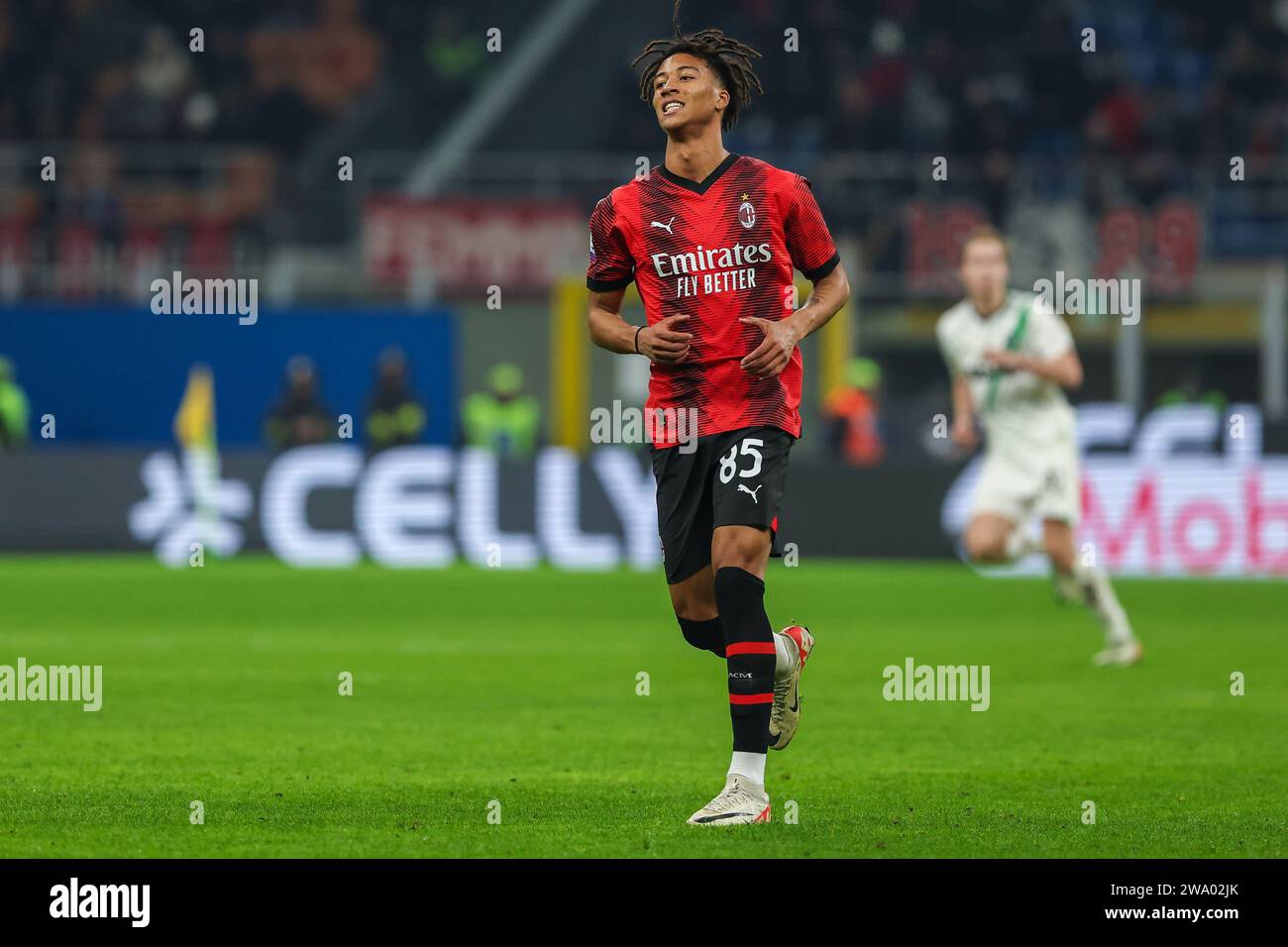 Kevin Zeroli of AC Milan seen during the Serie A 2023/24 football match ...