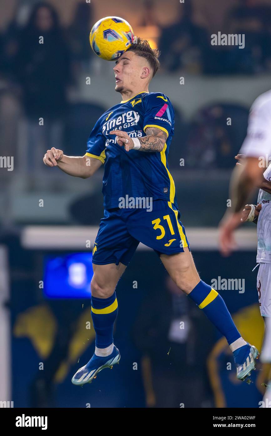 Tomas Suslov (Hellas Verona) during the Italian "Serie A" match between ...