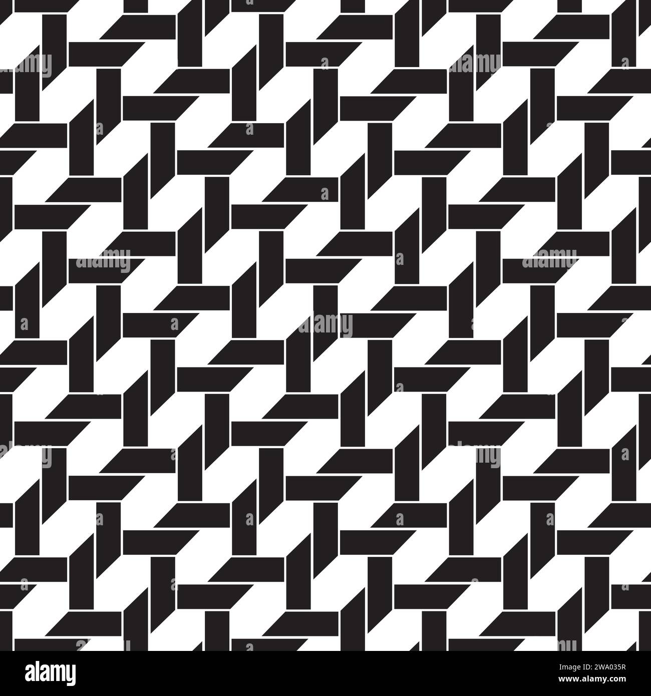 Seamless weave pattern. Chain link weave geometric pattern background ...