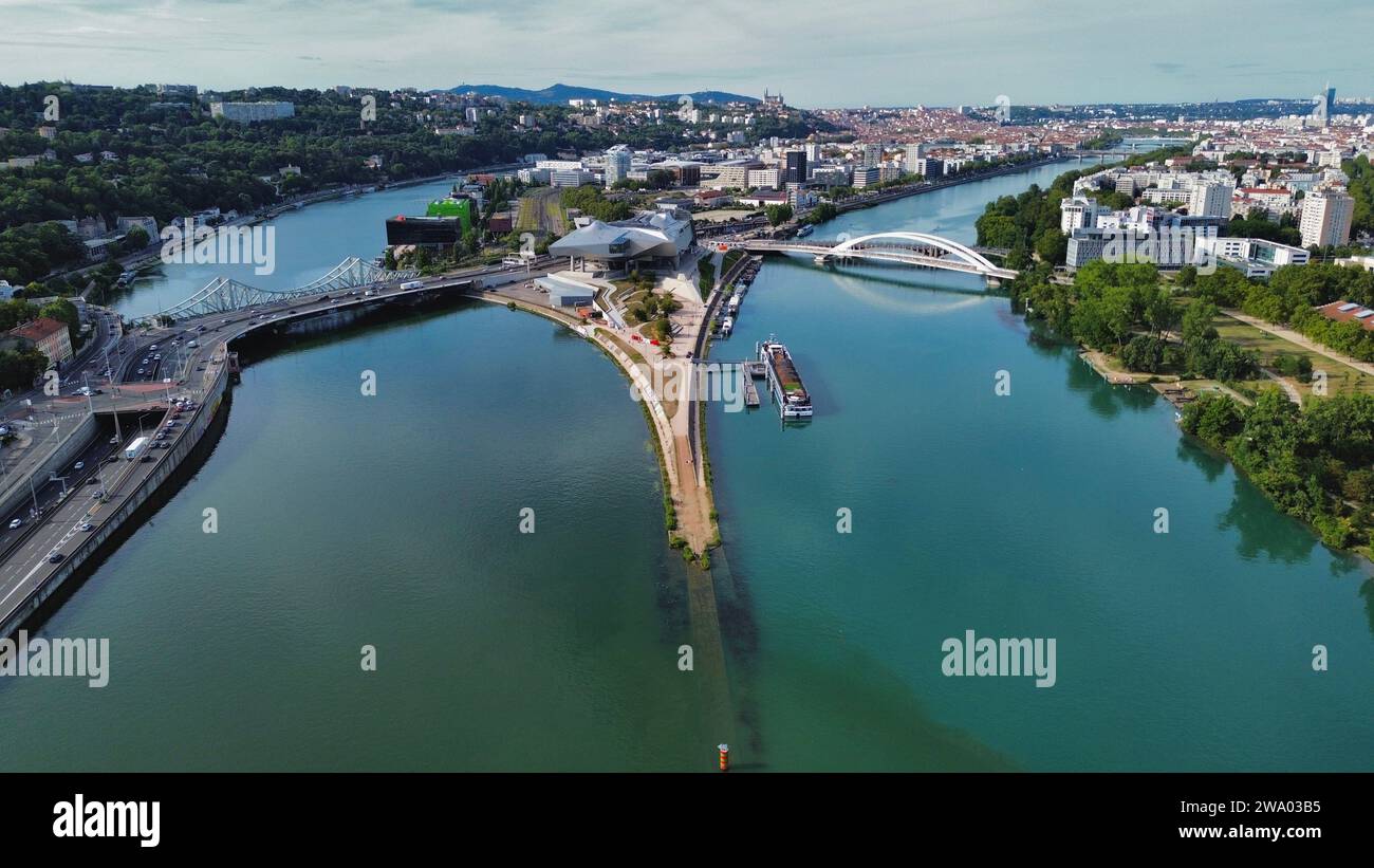 Lyon confluence hi-res stock photography and images - Alamy