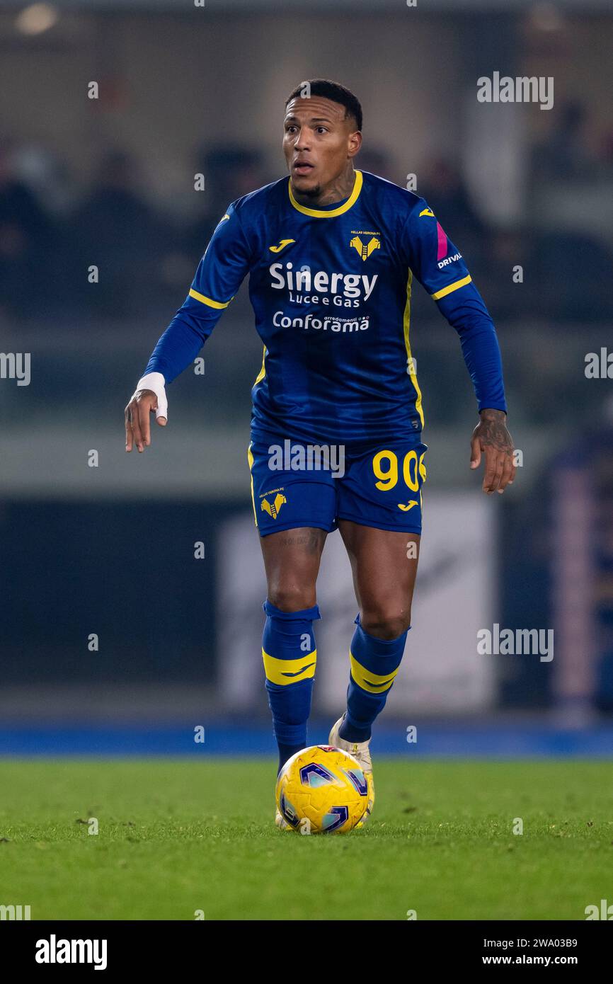 Michael Folorunsho (Hellas Verona) during the Italian "Serie A" match ...