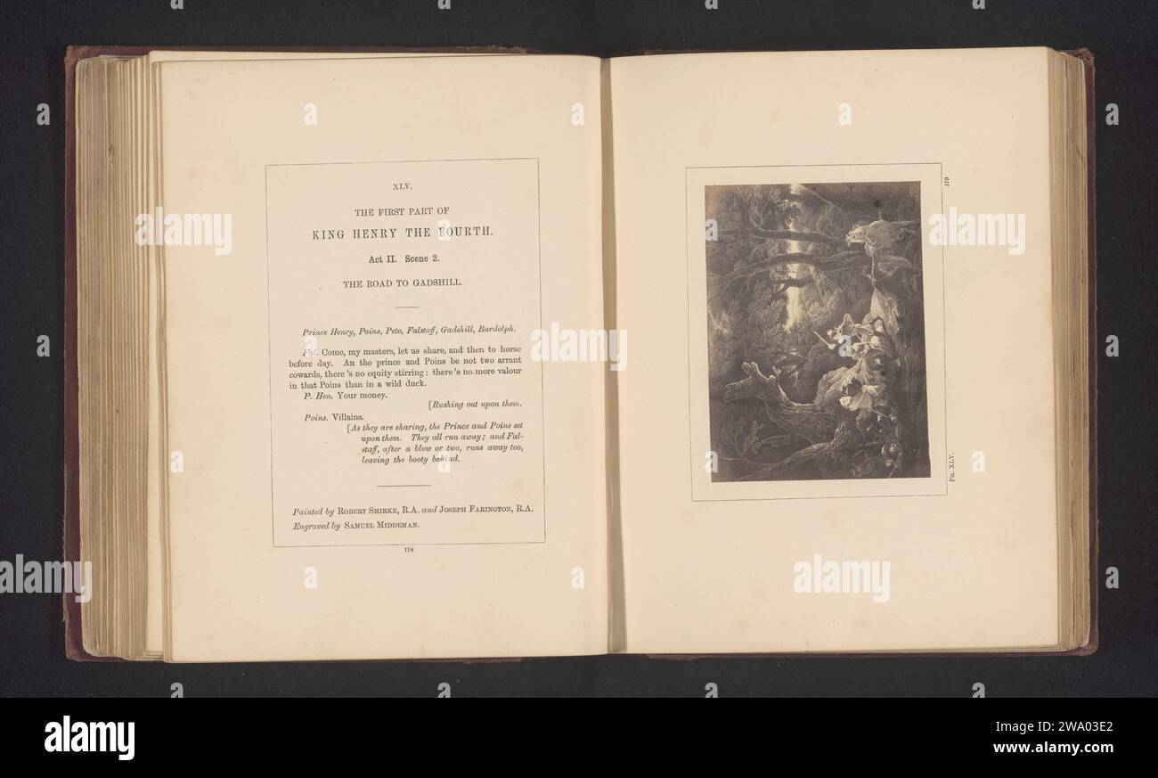 Photo production from a print to a painting by Robert Smirke and Joseph ...