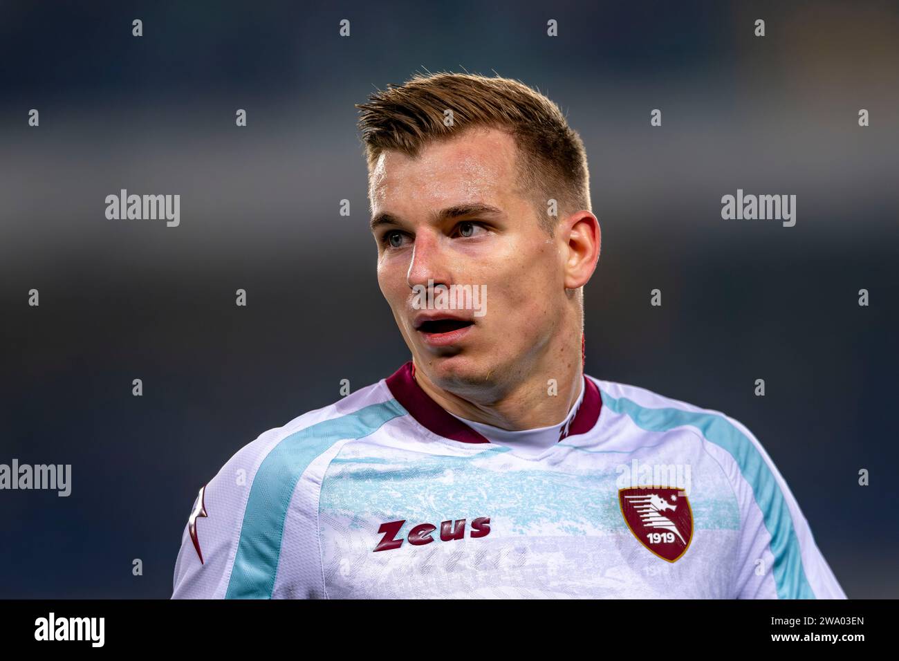 Mateusz Legowski (Salernitana) during the Italian "Serie A" match ...