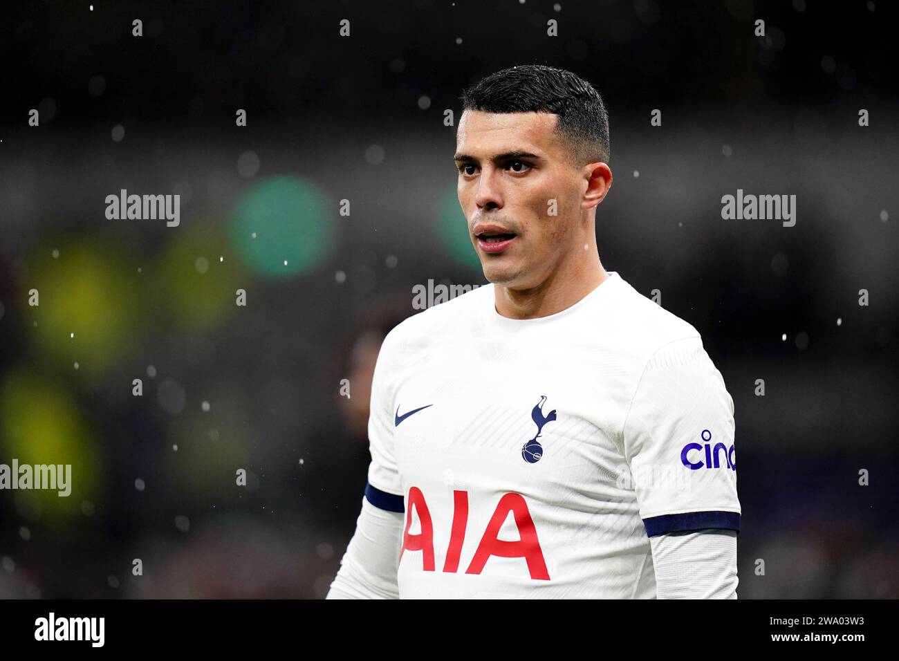 Tottenham Hotspur's Pedro Porro during the Premier League match at the ...