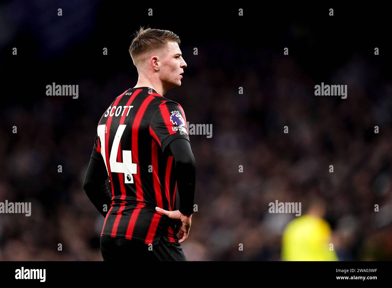 Bournemouth's Alex Scott during the Premier League match at the ...