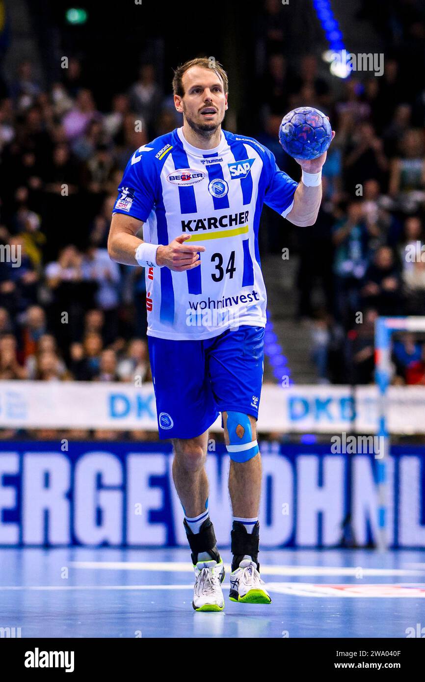 Stuttgart, Germany. 23rd Dec, 2023. Handball: 1st Bundesliga, men, 2023 ...