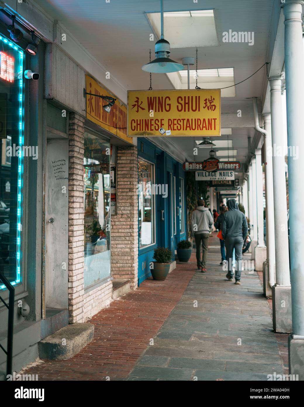Wing Shui Chinese Restaurant sign in Kingston, New York Stock Photo - Alamy