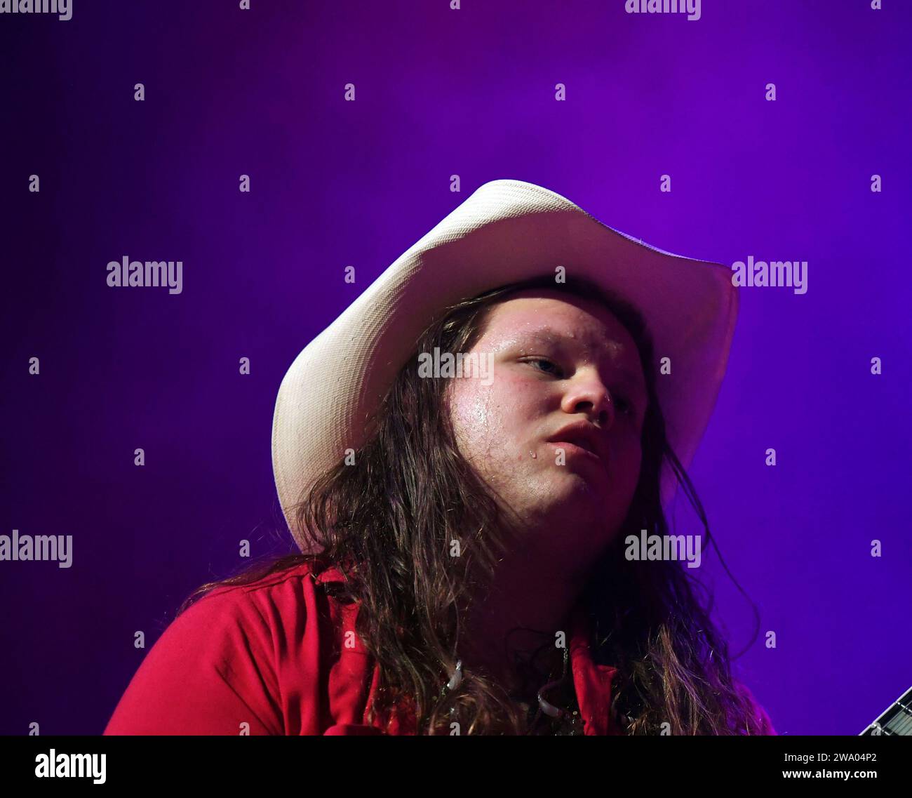 December 30, 2023, Norfolk, Virginia, U.S.A: MARCUS KING brings his ...