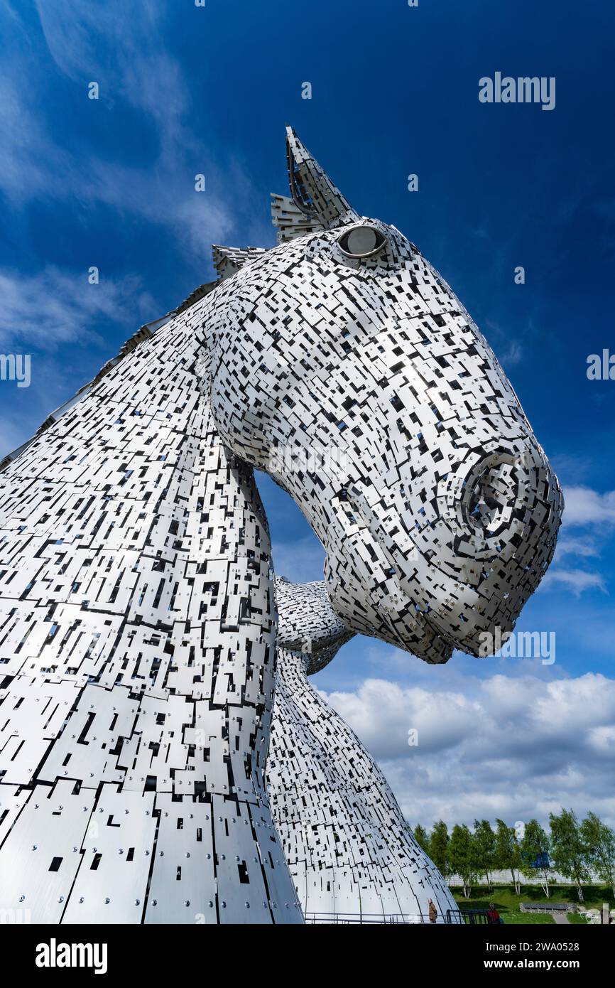 The Kelpies at Helix Park, Falkirk, Scotland Stock Photo - Alamy