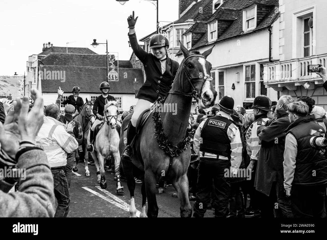 Members of The Southdown and Eridge Hunt gather for their annual Boxing ...