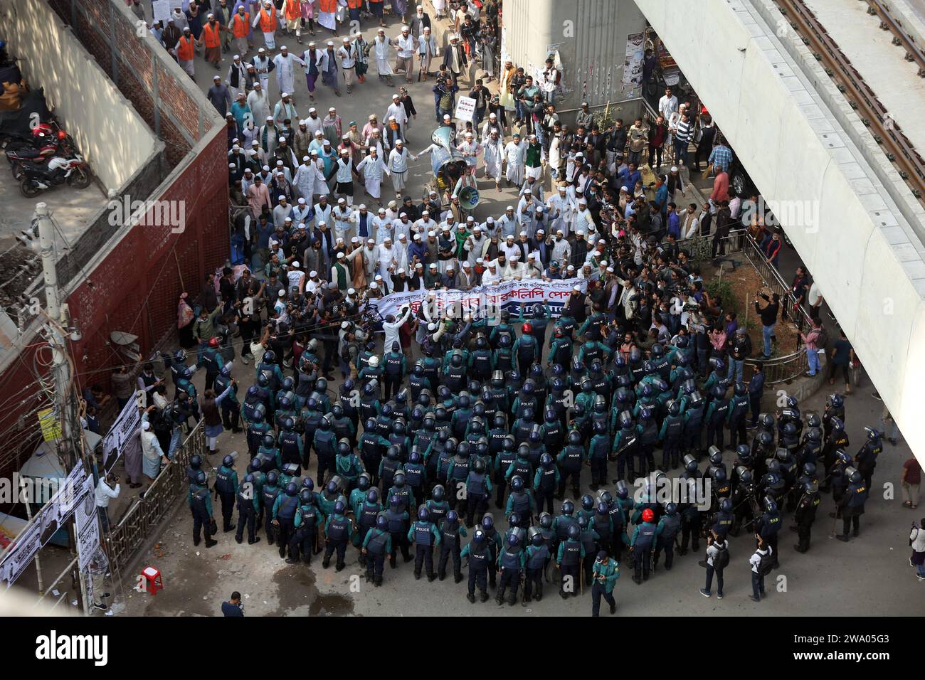 Dhaka, Wari, Bangladesh. 31st Dec, 2023. Islami Andolan Bangladesh (IAB ...