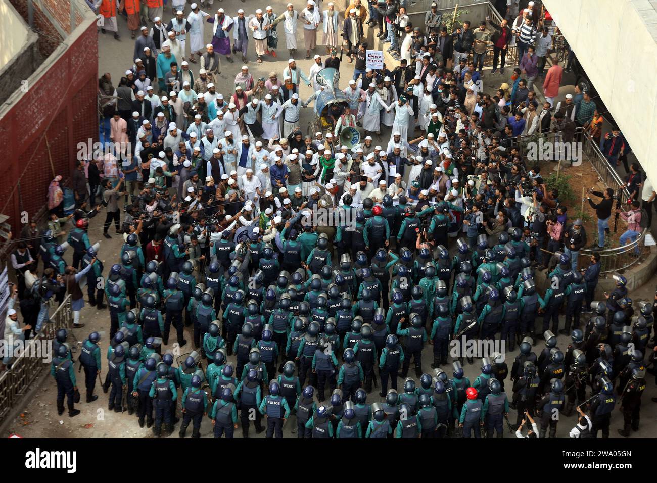 Dhaka, Wari, Bangladesh. 31st Dec, 2023. Islami Andolan Bangladesh (IAB ...